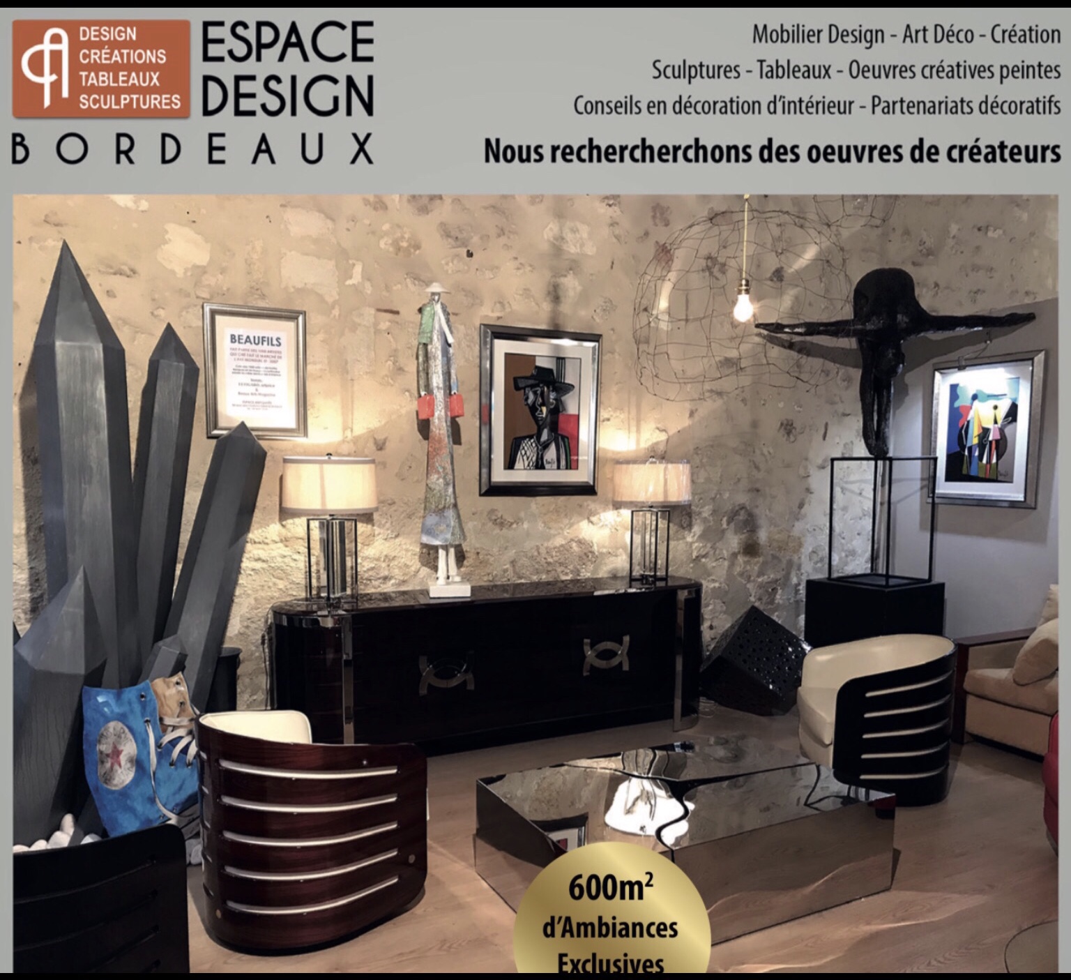 Décoration, Design, Vintage, Créateurs à Espace design Bordeaux ...